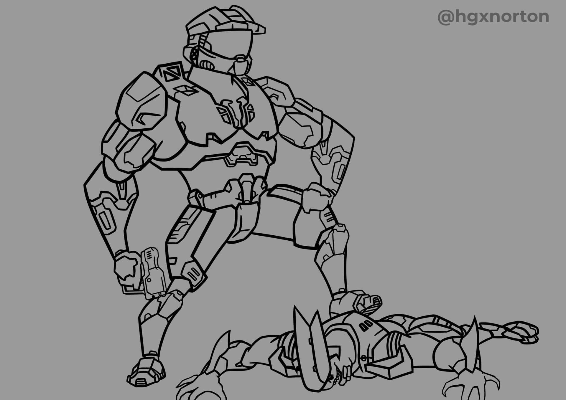 halo 5 coloring pages