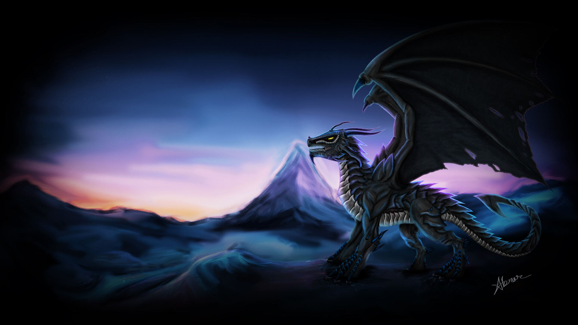 ArtStation - Darkaze Dragon