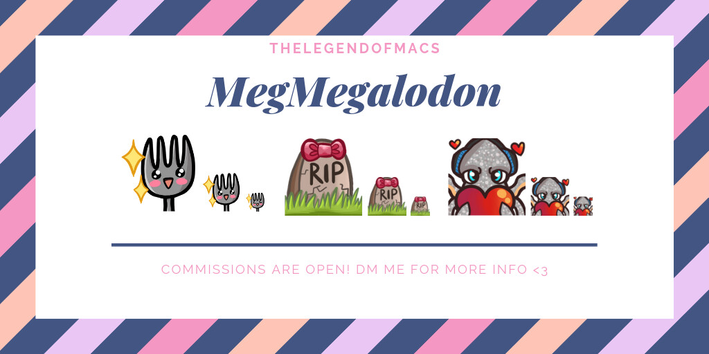 ArtStation - Emotes for MegMegalodon!