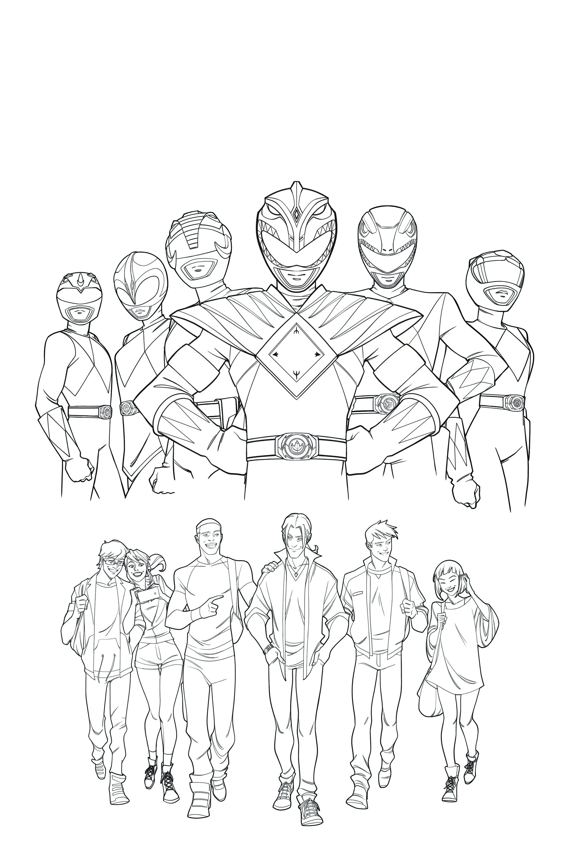 Amelia Vidal - Main cover art of Go Go Power Rangers n21