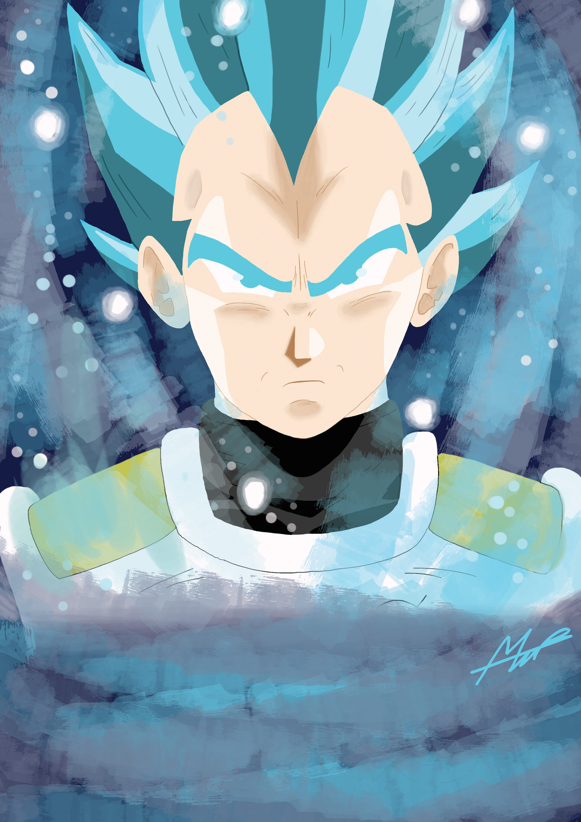 ArtStation - Vegeta Blue