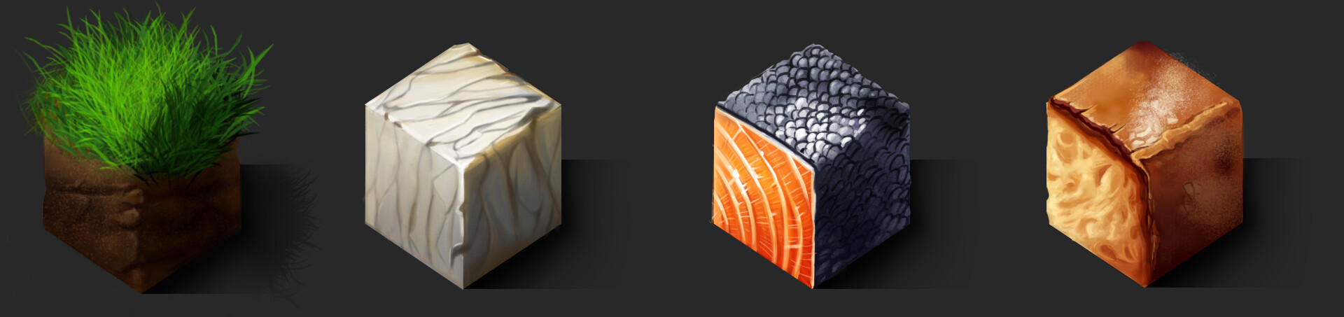 Danielle (Falco) DiFalco - Material Cube Studies