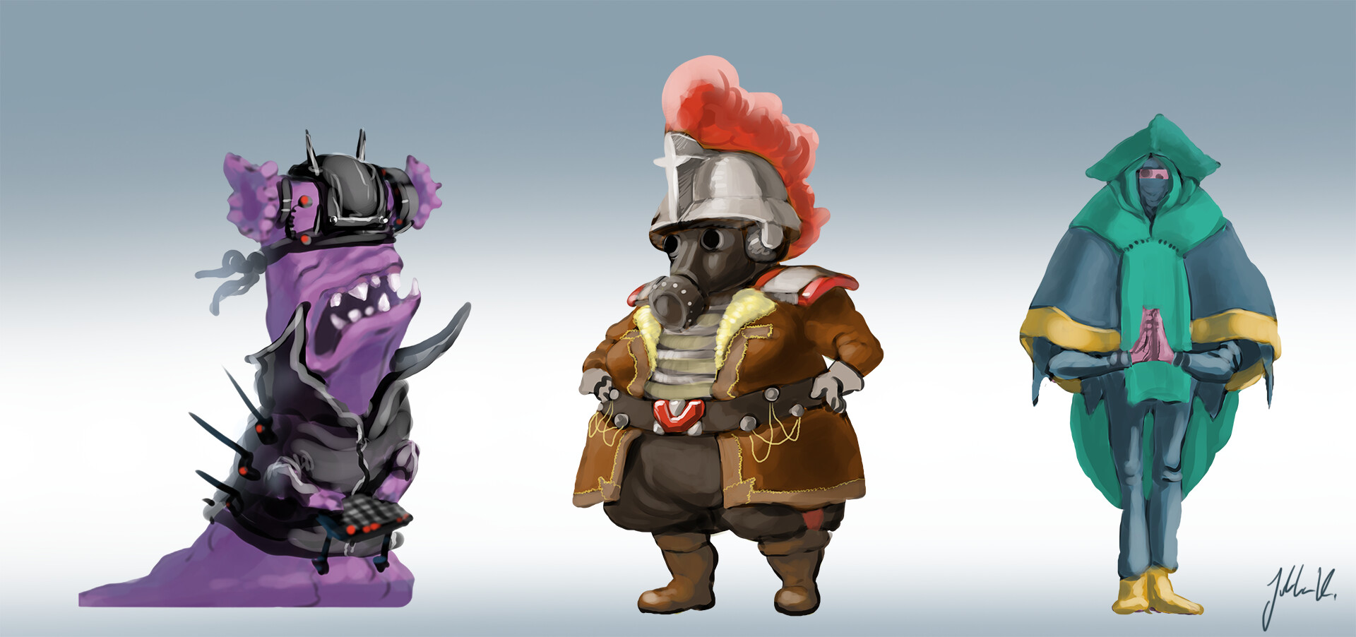 ArtStation - Faction Leader Sketches