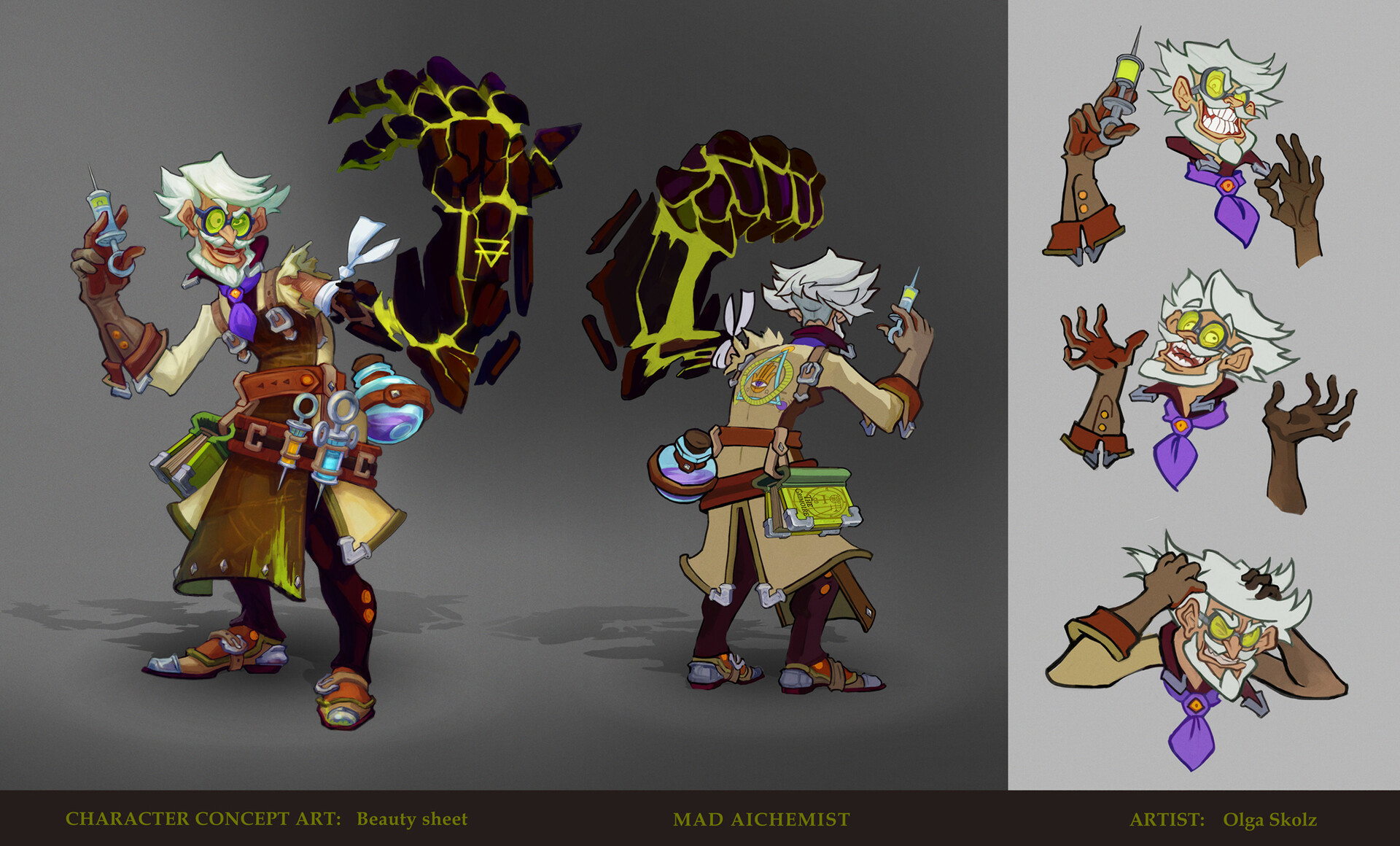ArtStation - Character concept art. Mad Alchemist