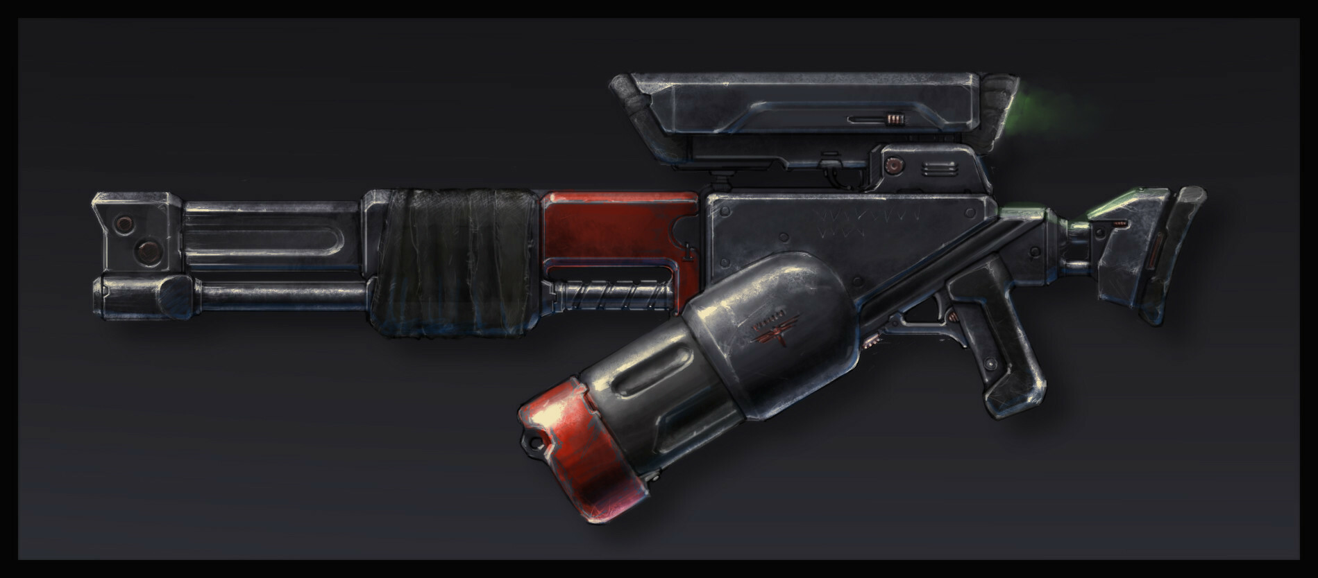 ArtStation - Plasma Gun "AKADAKA")