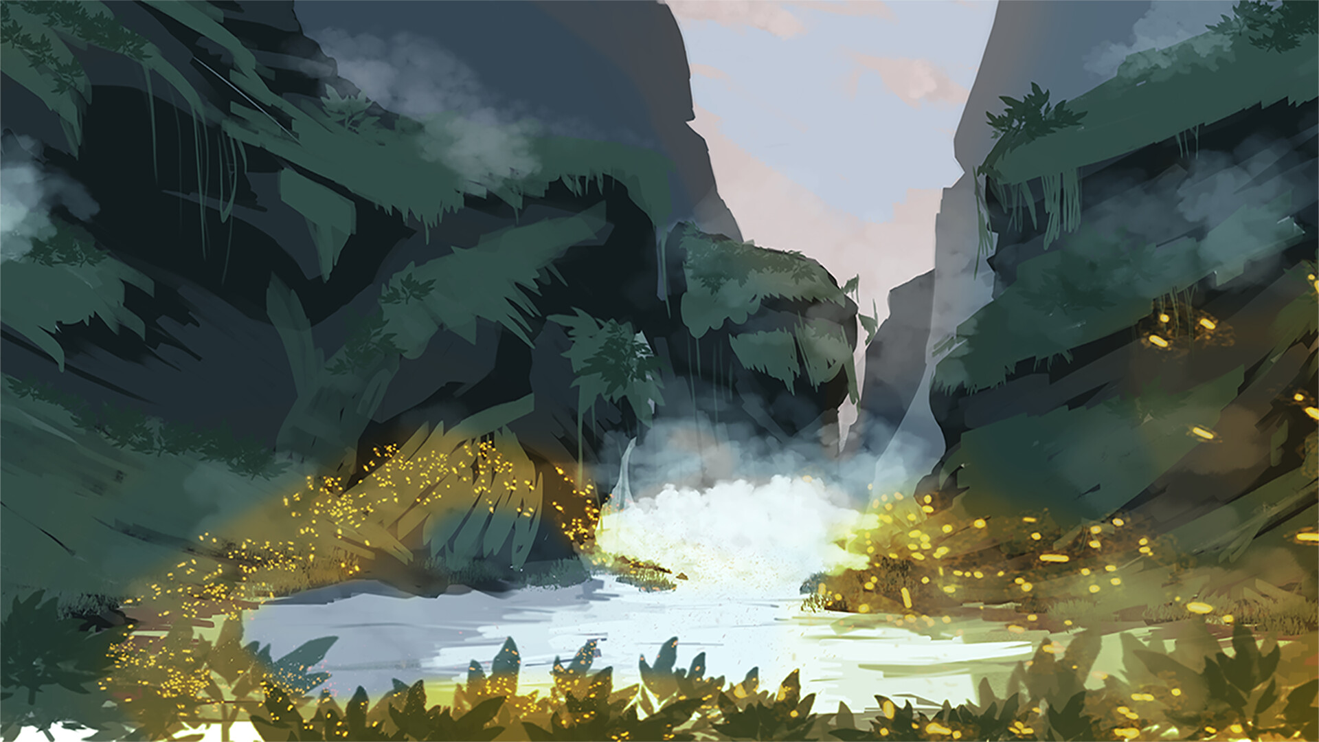 ArtStation - Cascade-SpeedPaint