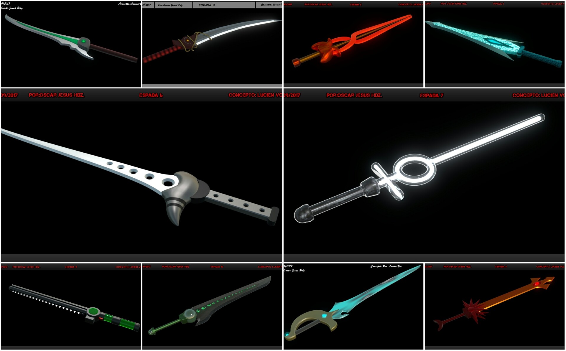 ArtStation - Swords Of lucien Vox