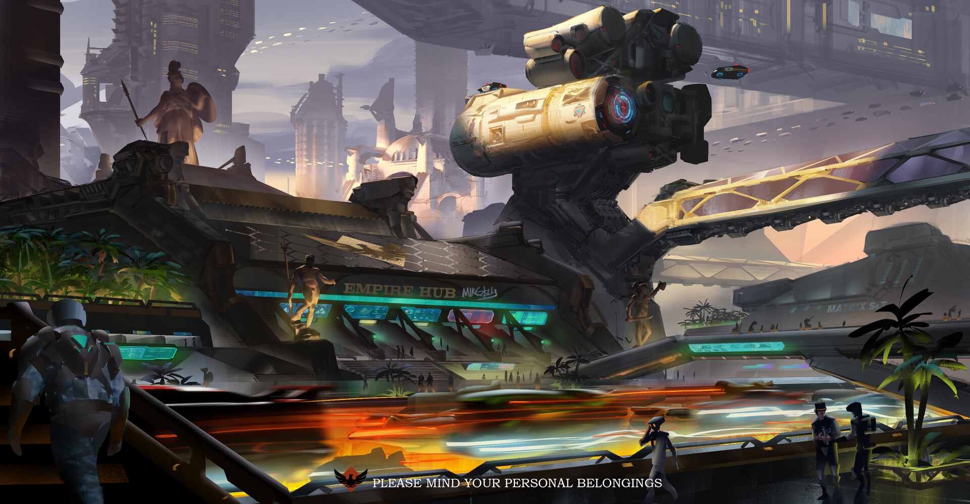 ArtStation - trantor empire hub