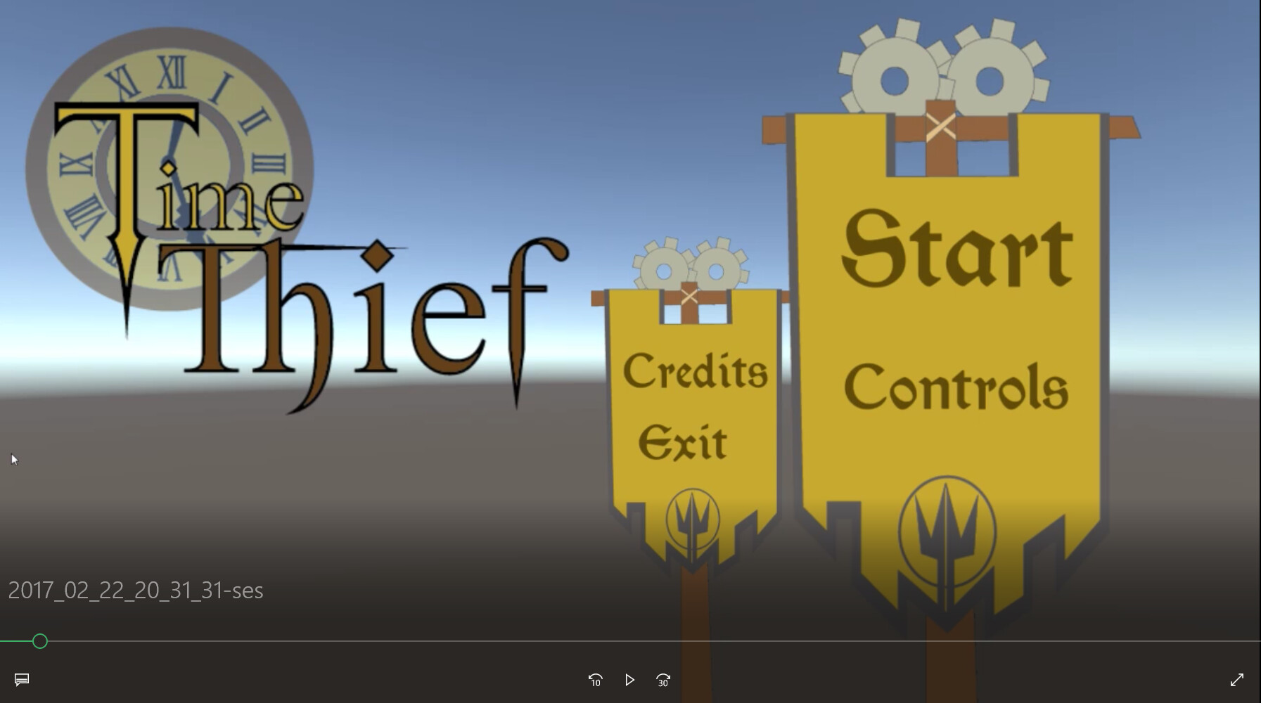 Christopher DiRaffaele - UI art for Time Thief Game + 3dModels