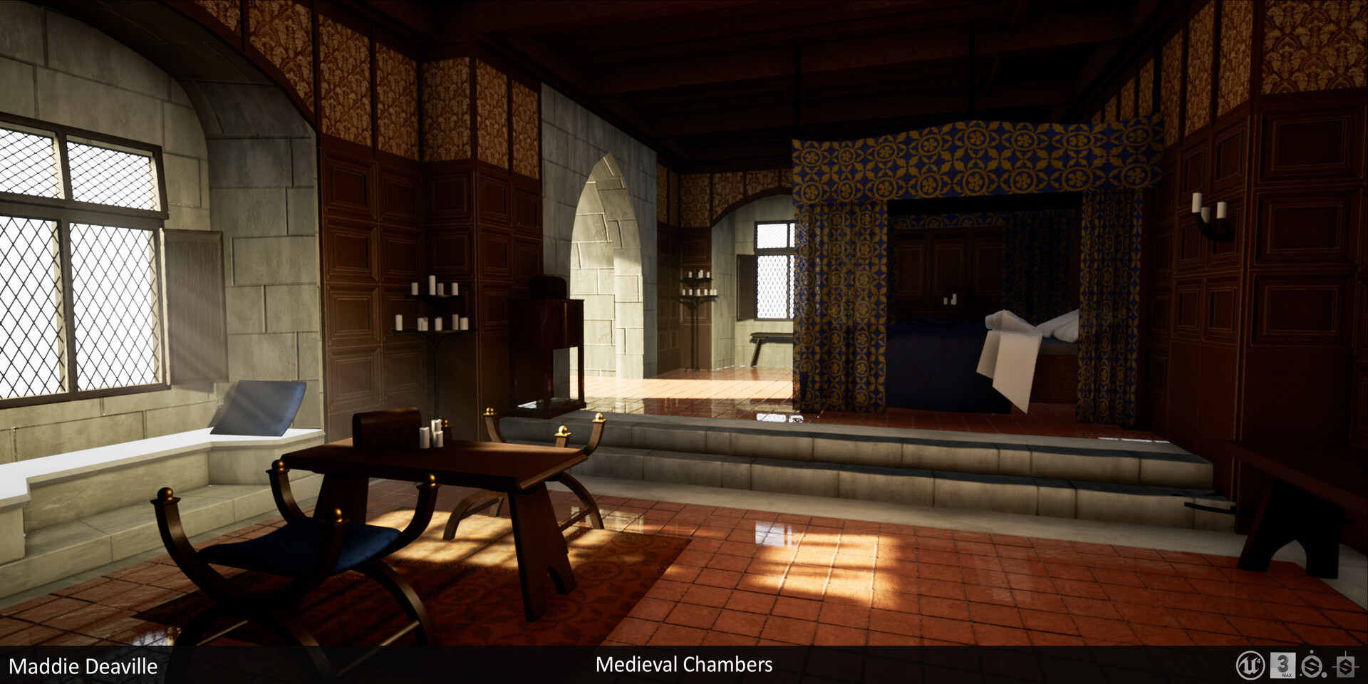 ArtStation - Medieval Chambers