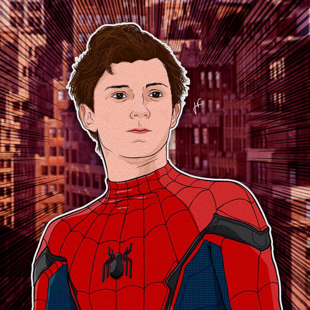 Artstation - Peter Parker Illustration