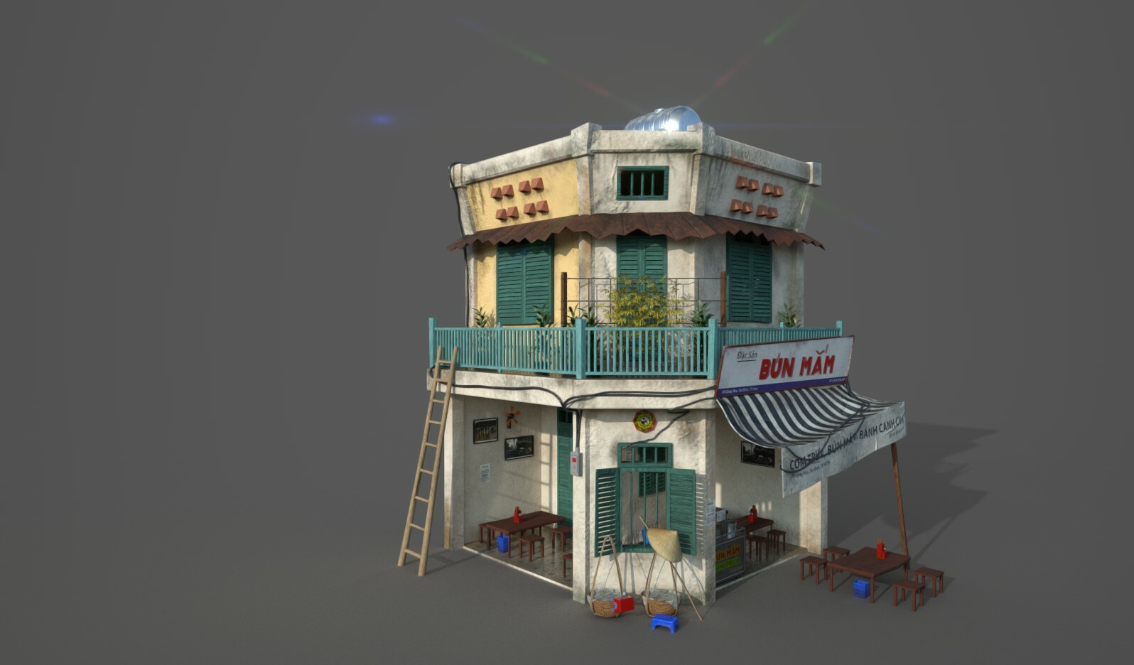 ArtStation - VietNam's house ( Bluer's Project )