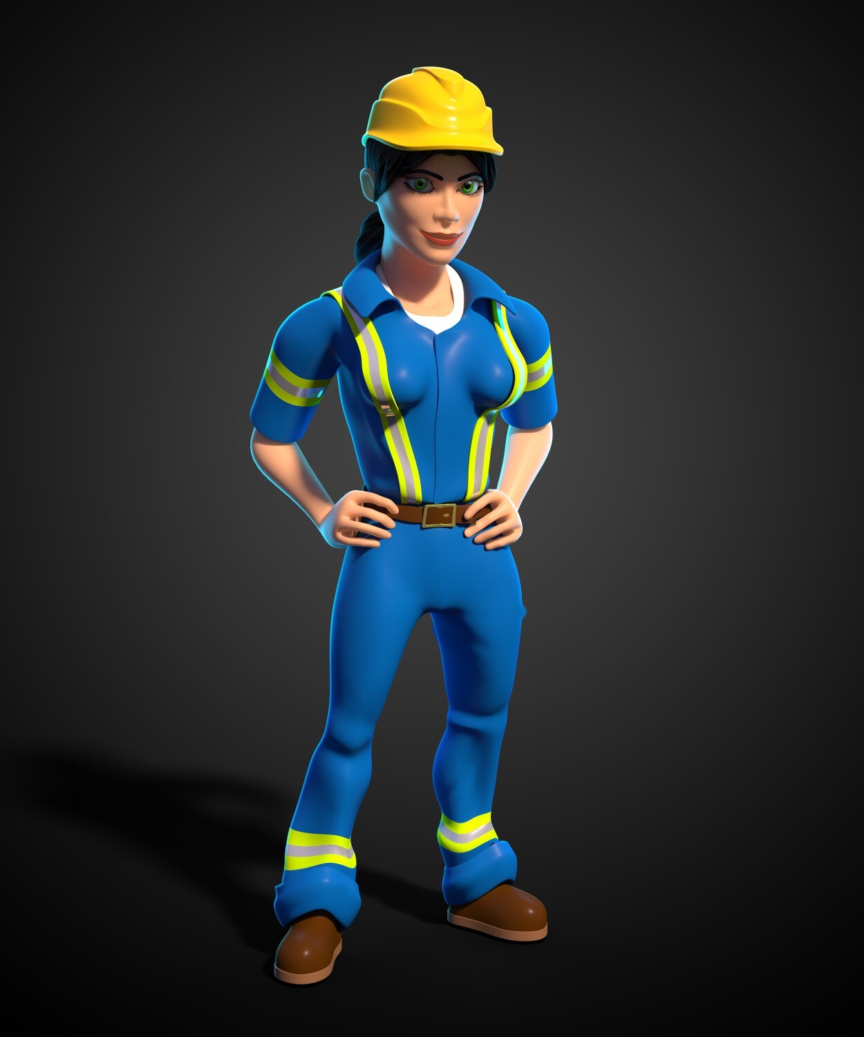 ArtStation - Construction Girl