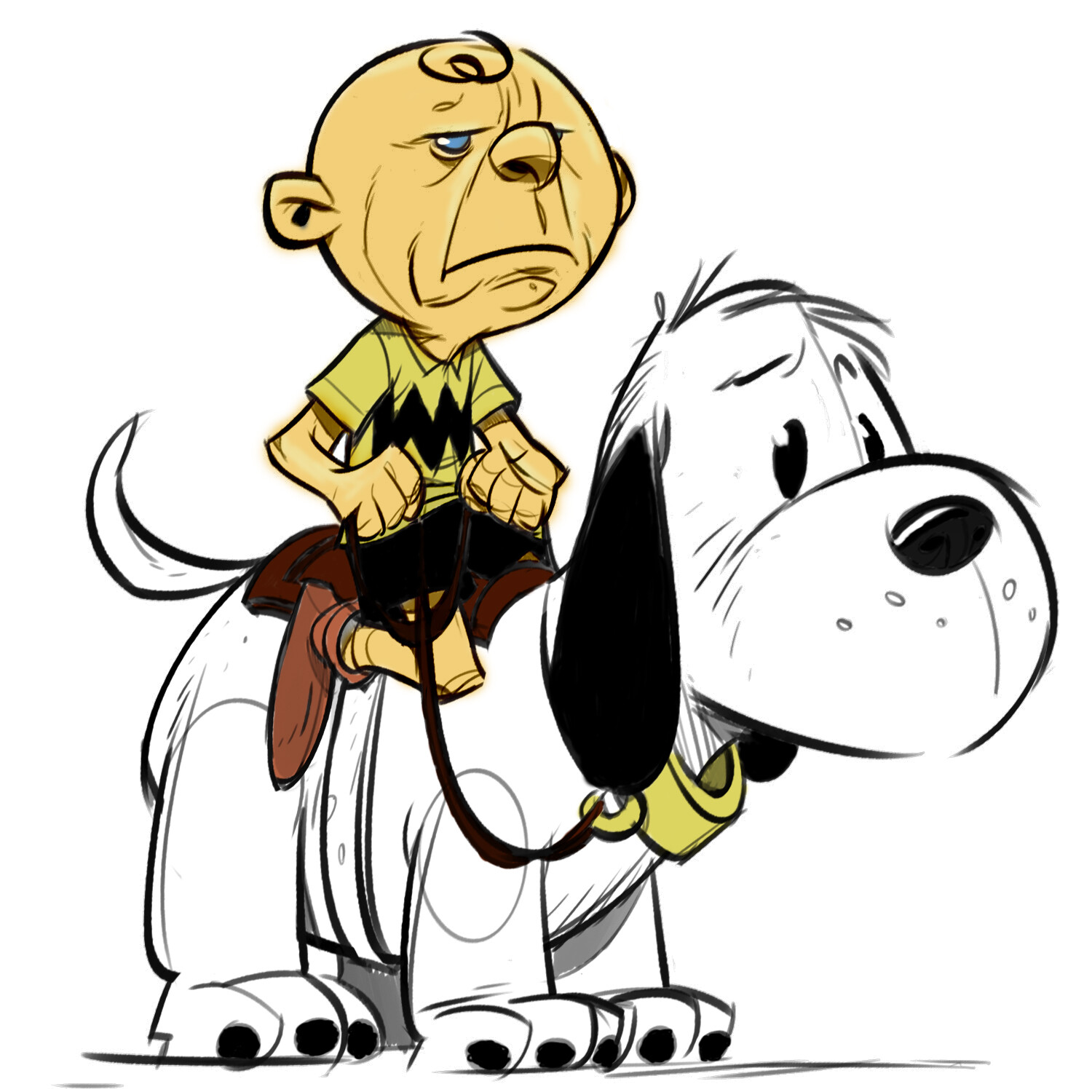 ArtStation - Old Man Charlie Brown