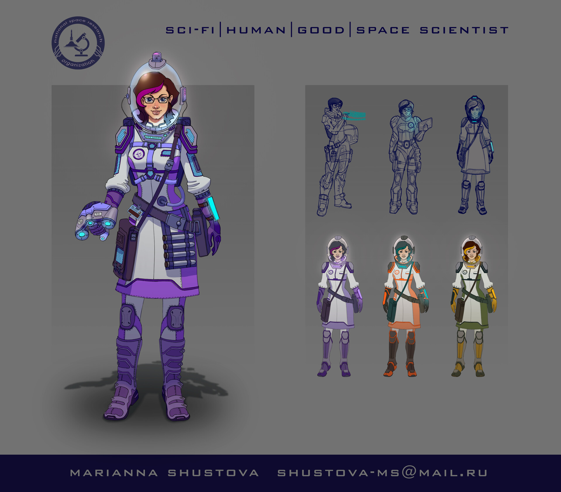 ArtStation - Space scientist concept art