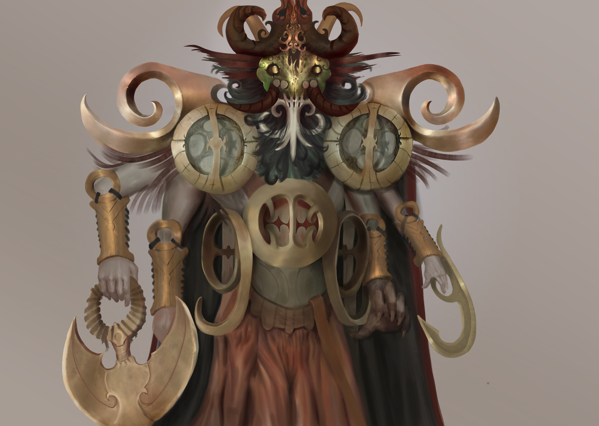 ArtStation - Mask Creature i guess :O