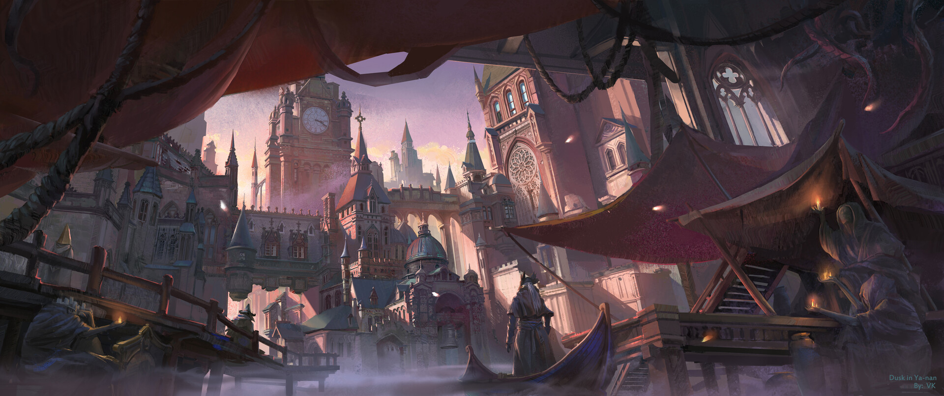 雅南的黄昏练习(Yanan's dusk practice) by Quan Wang. : r/ImaginaryCityscapes