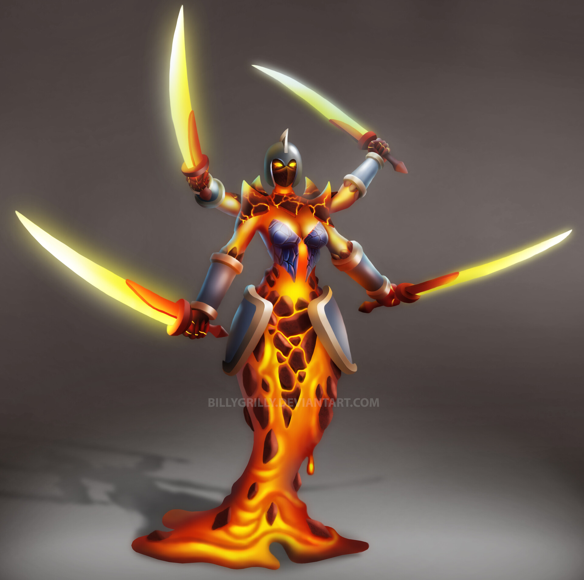 ArtStation - Lava Golem