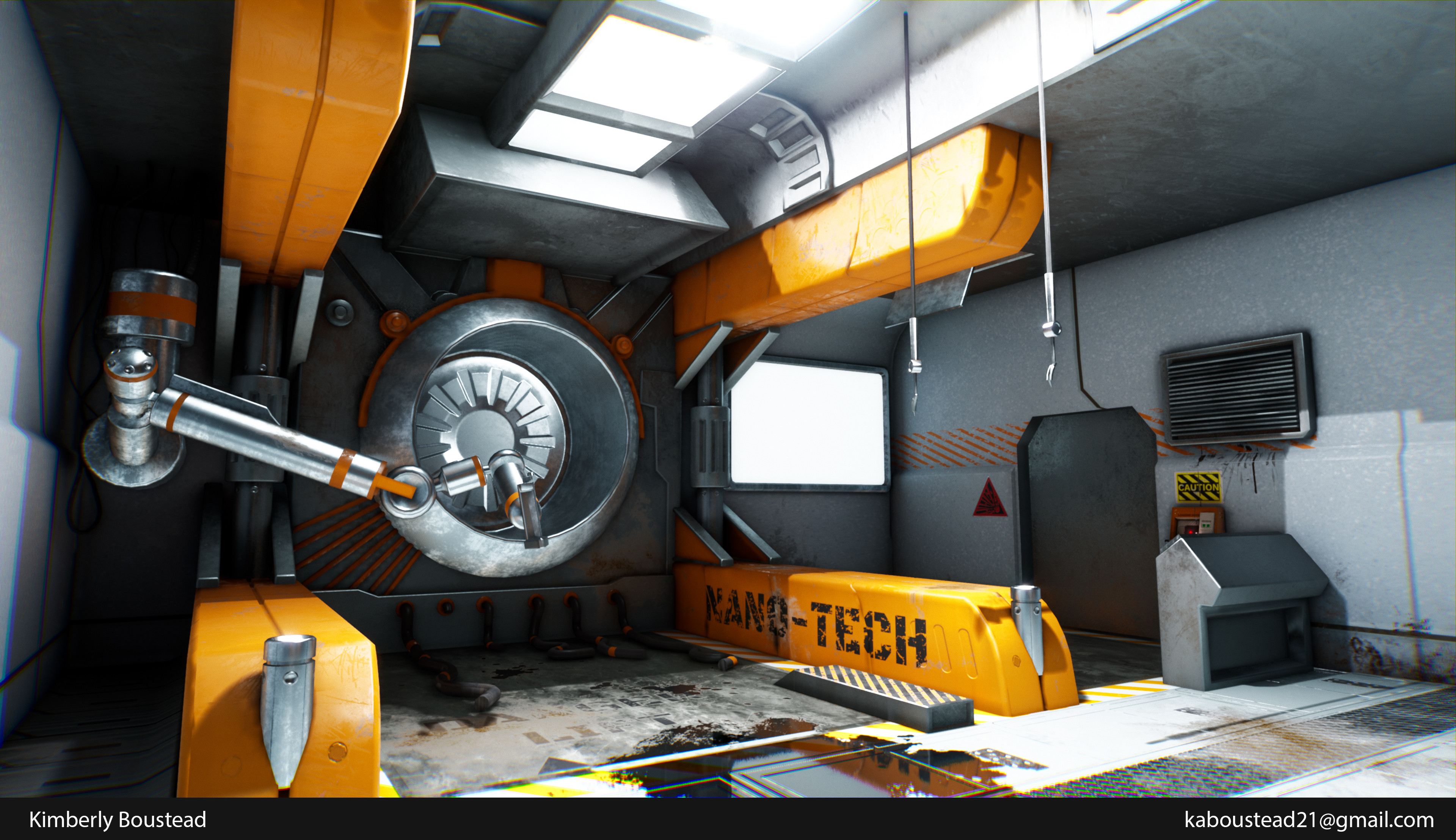 Kim Boustead - Spaceship Repair Mechanic Bay