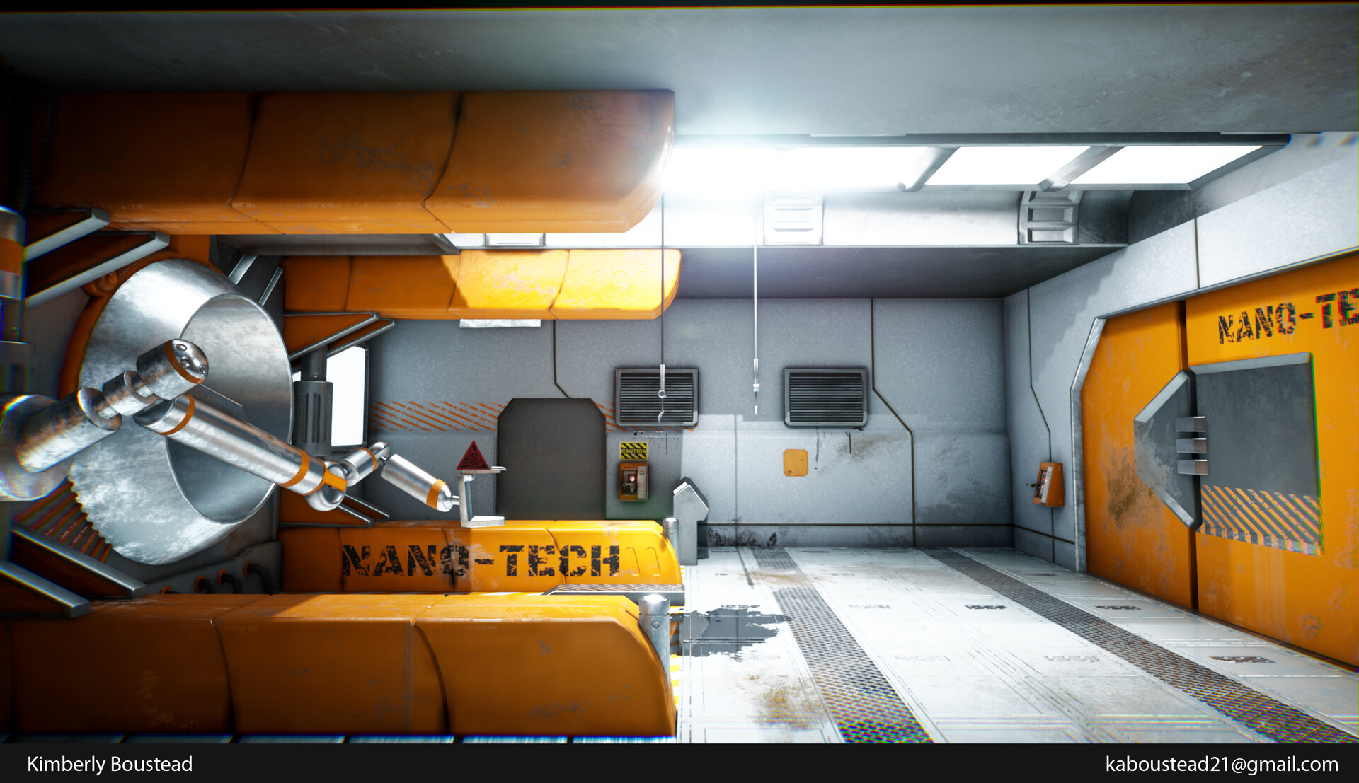 Kim Boustead - Spaceship Repair Mechanic Bay