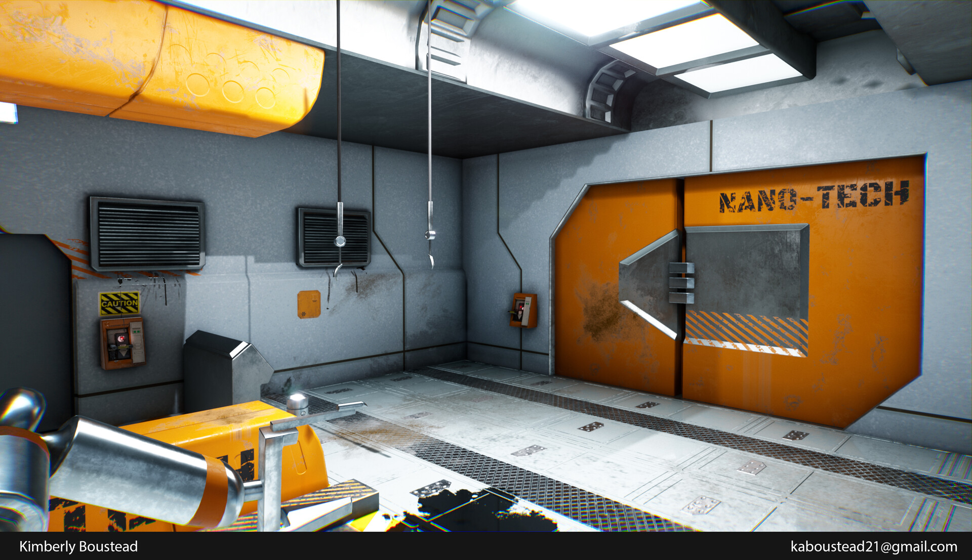 Kim Boustead - Spaceship Repair Mechanic Bay