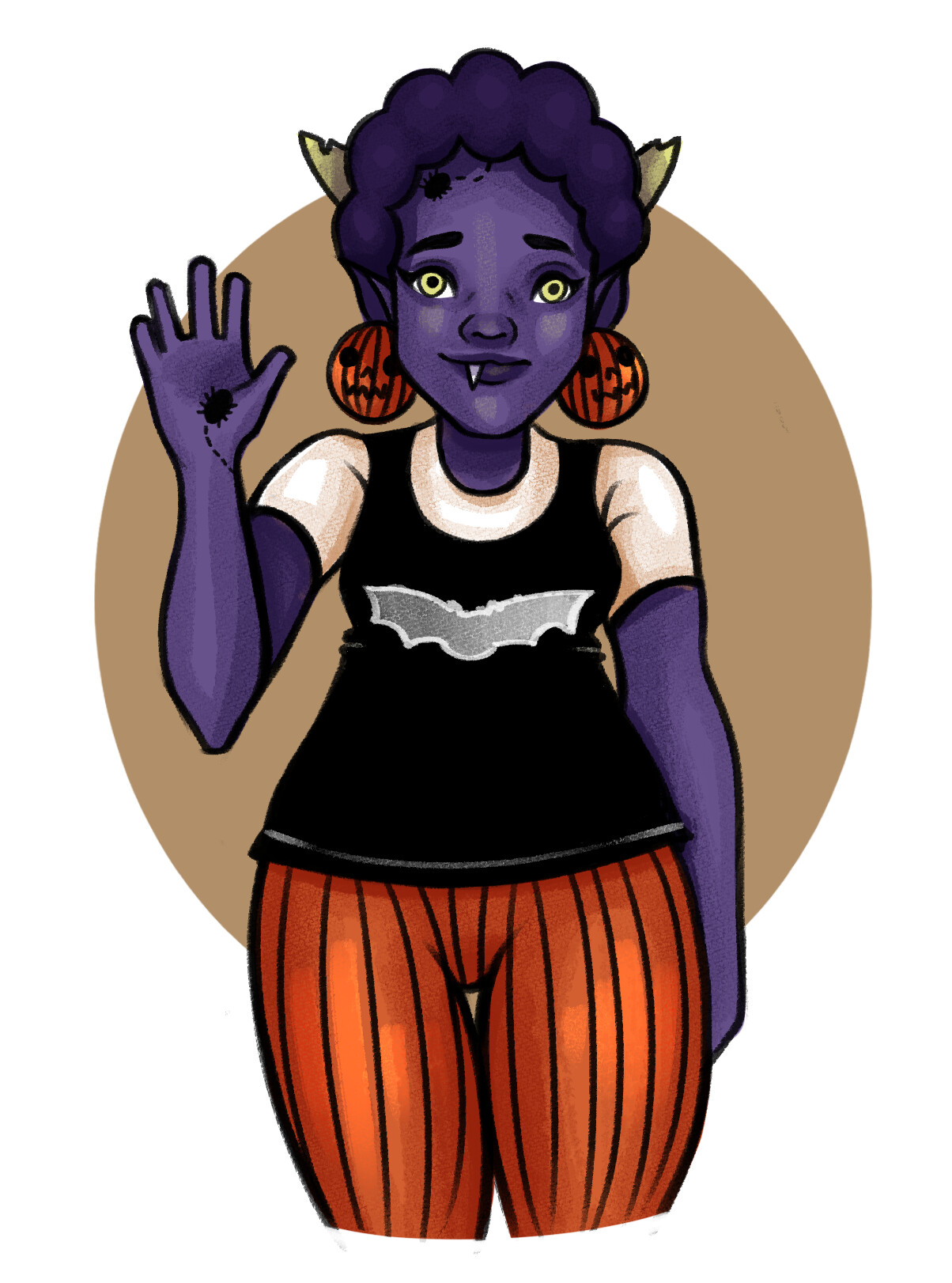 Juv Draws - Original Character Violet Full Body