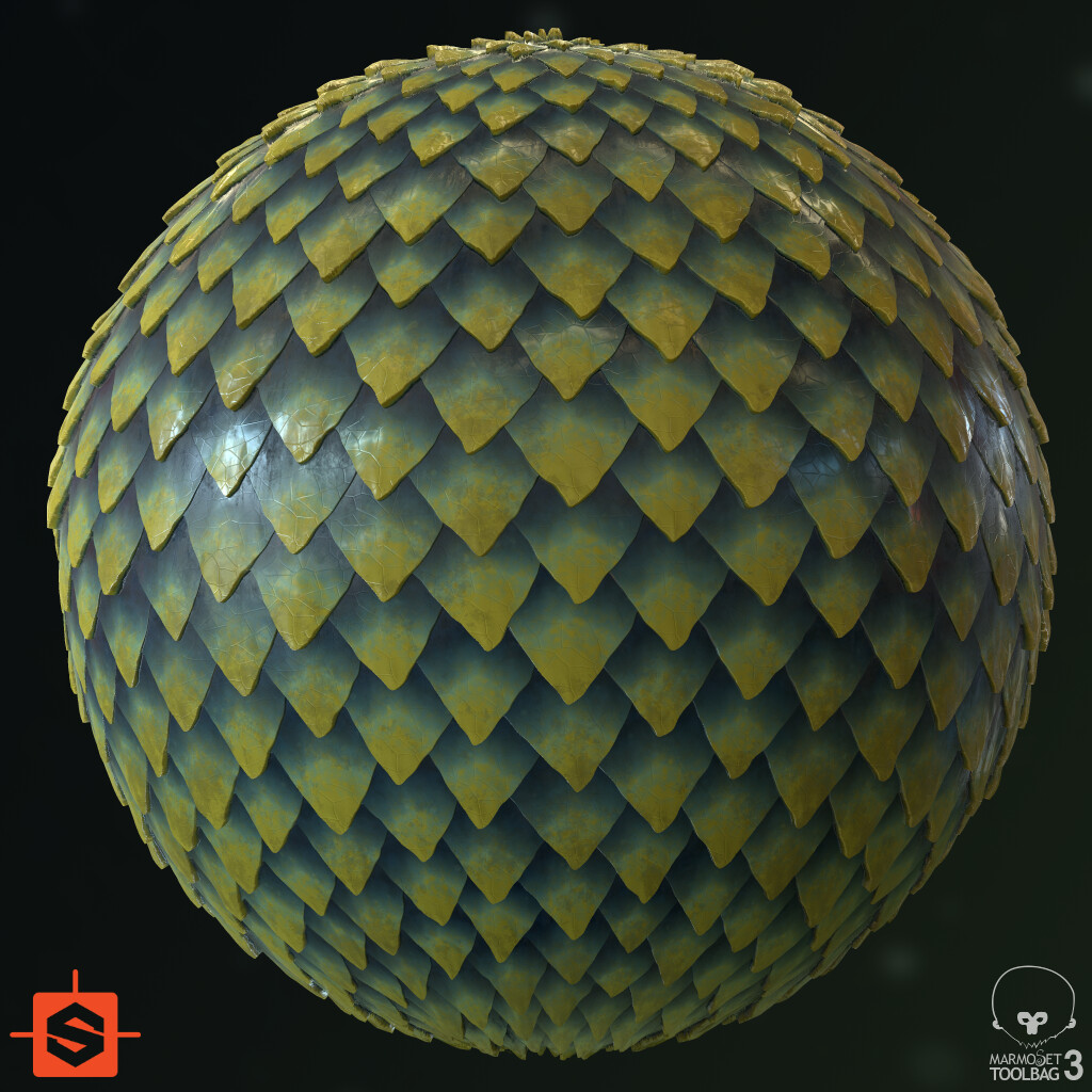 Dominik Just - Reptile Scales Material