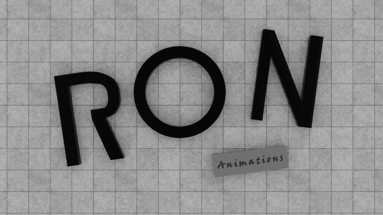 ArtStation - Logo Project "RON Animations"
