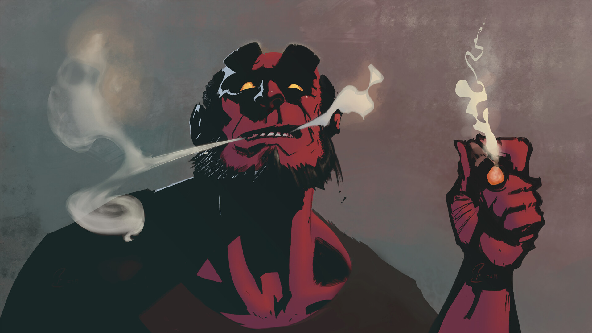 ArtStation - Anung Un Rama... I mean Hellboy