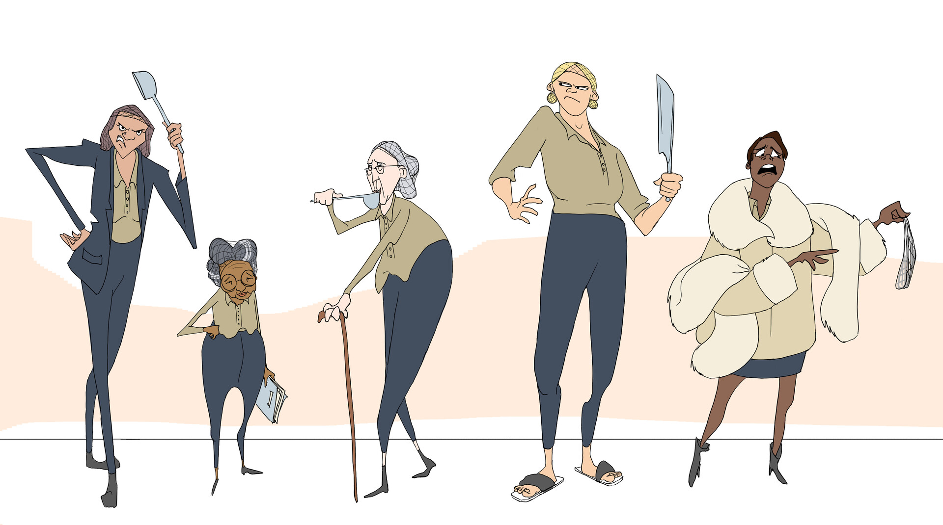 ArtStation - Cafeteria Ladies