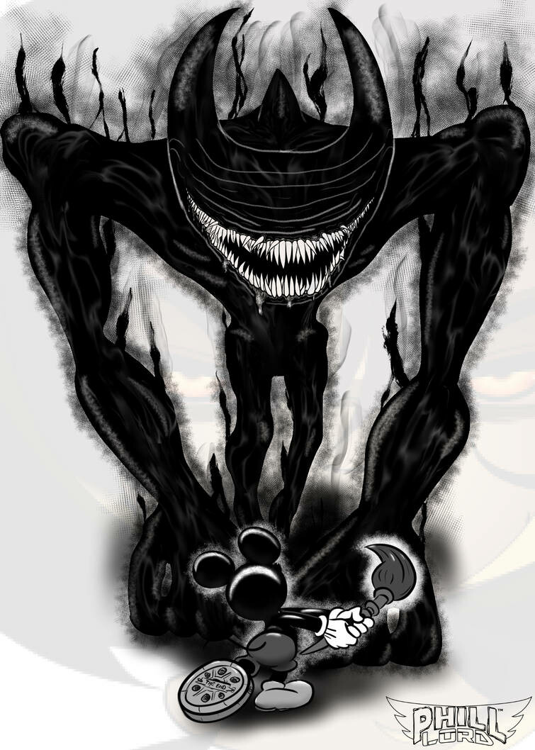 ArtStation - Inktober: Mickey vs Bendy