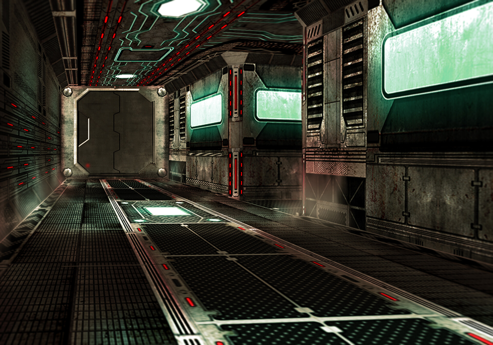 Minh Bui (Joey) - Murky Sci-Fi Hall Way ( From 2D to 3D)