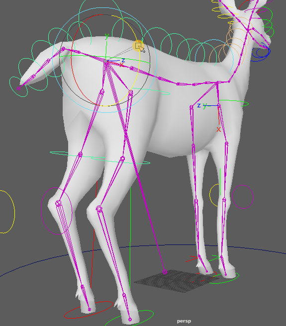 Yaren Yao - Deer | 3D Game Asset Low Poly | Rigging & UV