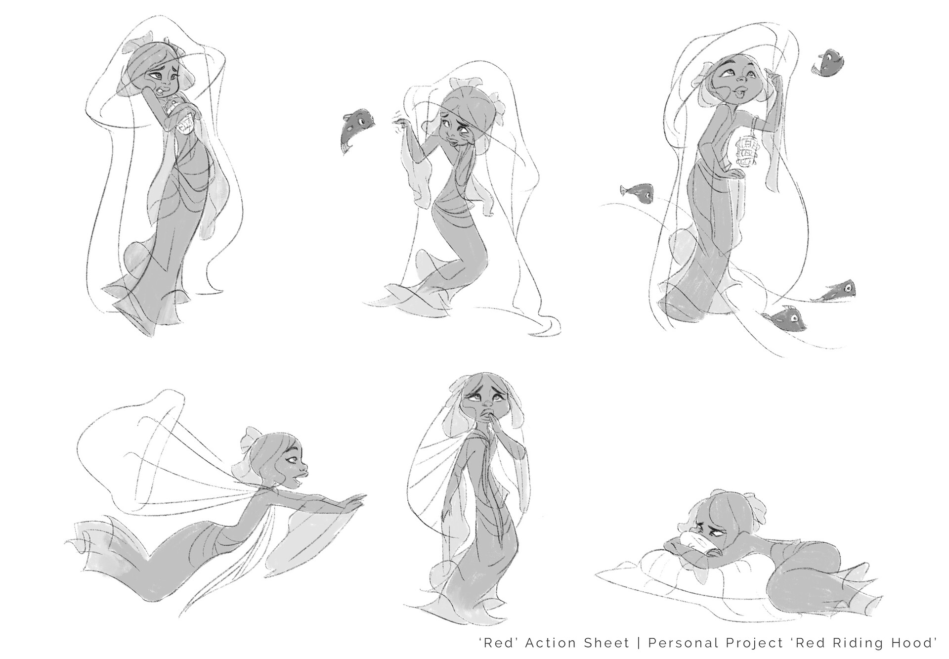 red hood drawing reference