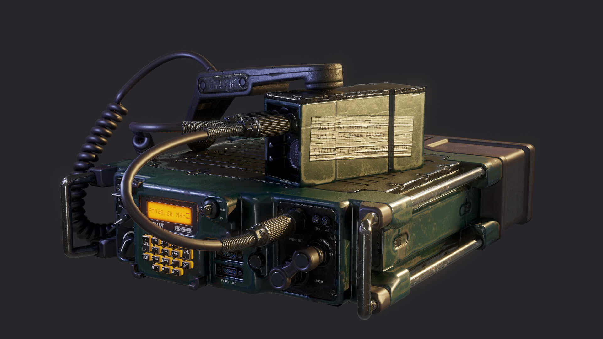 ArtStation - Combat Radio, Sean Hadeler
