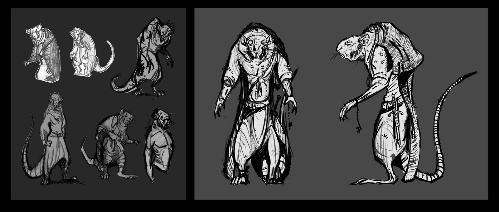 Iñigo Bartolomé - Squeak the Rat- Character Concept- Fall 2018