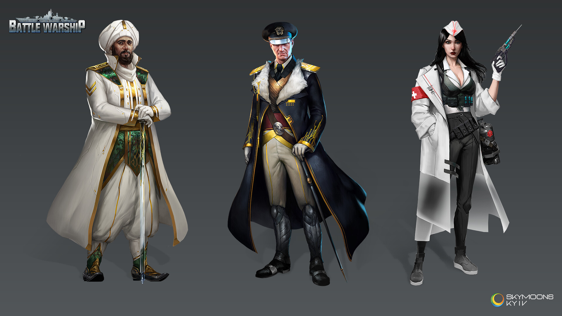 SMK Team - Battle Warship - Characters