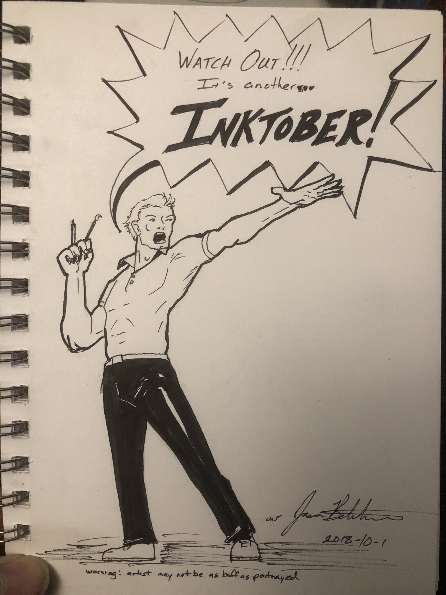 Jason Batchelor - Inktober 2018