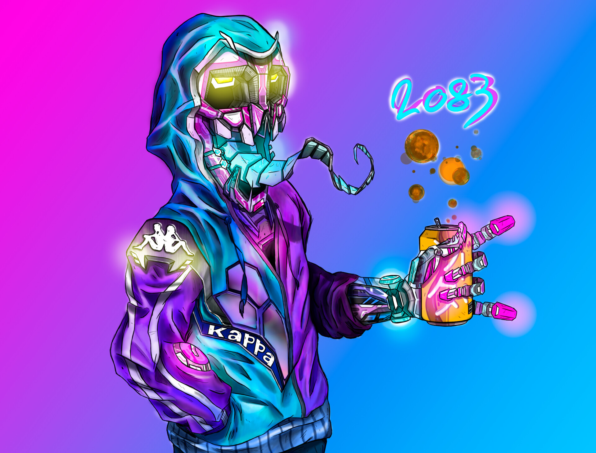 ArtStation - Cyber skull