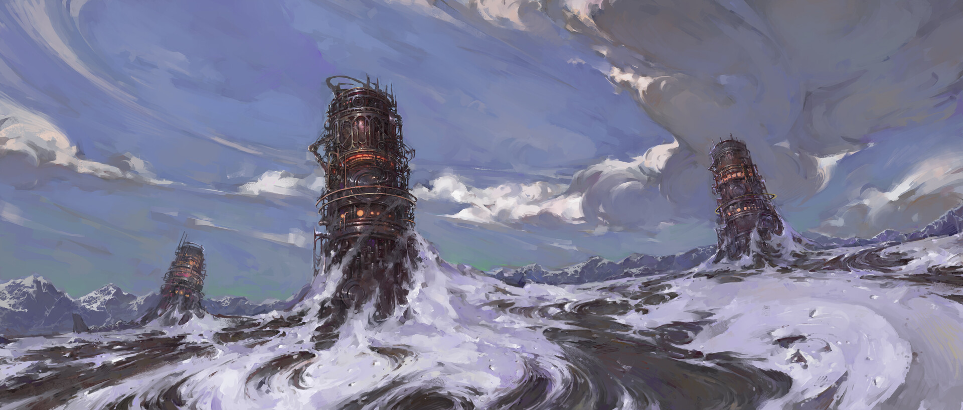 ArtStation - Steam tower