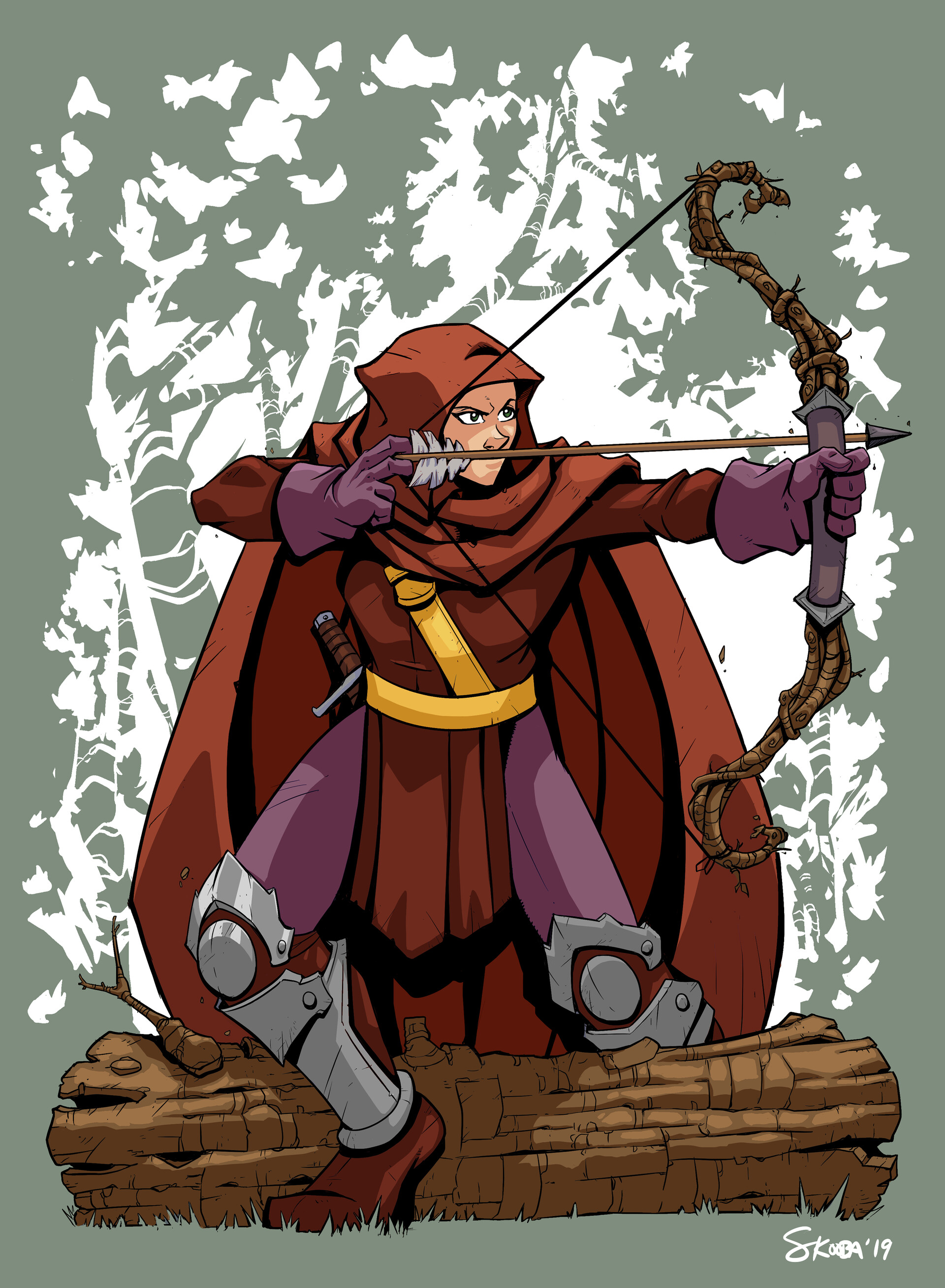 ArtStation - D&D Archer Commission