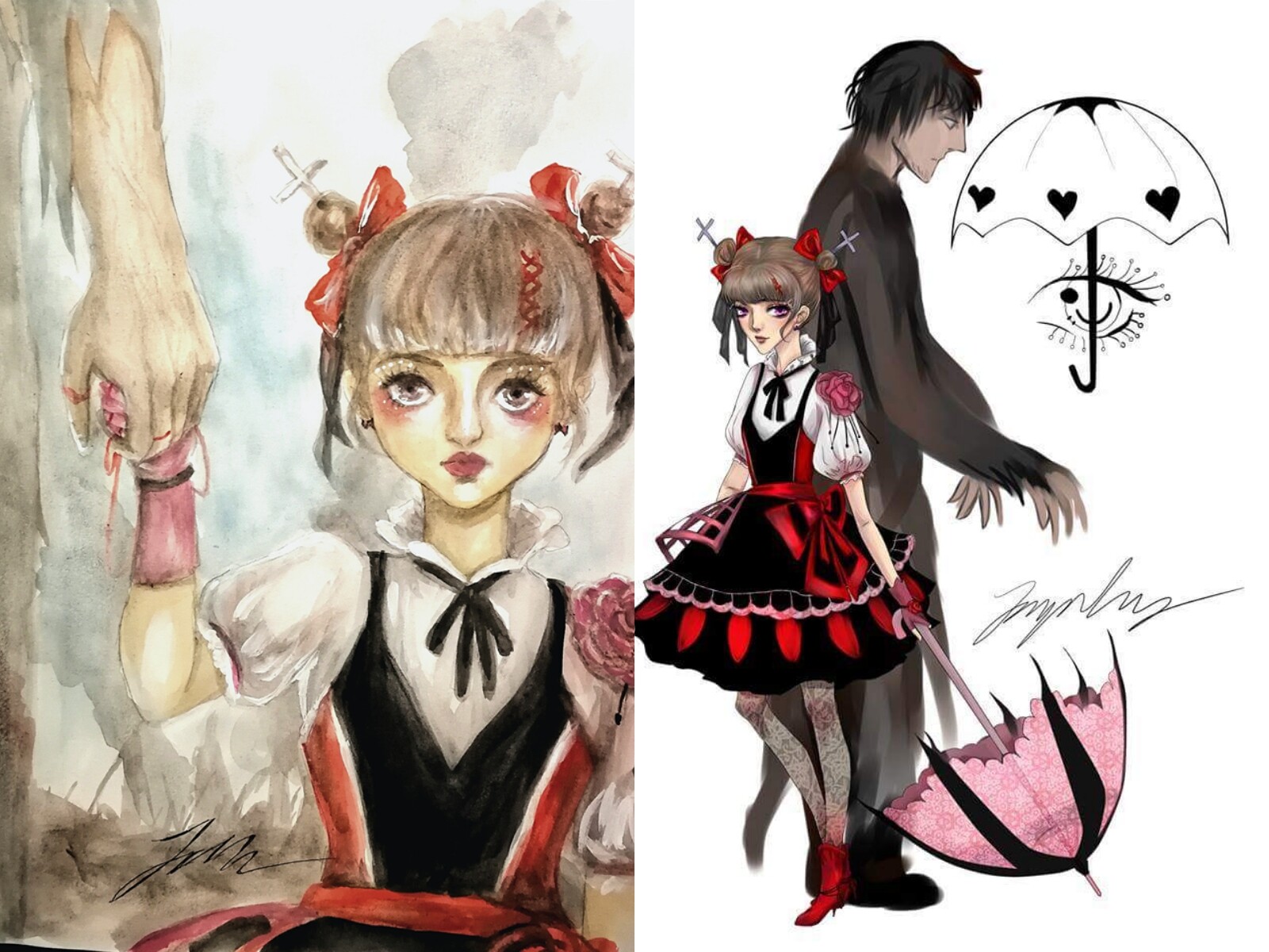 ArtStation - Watercolor painting of the Puppet Master