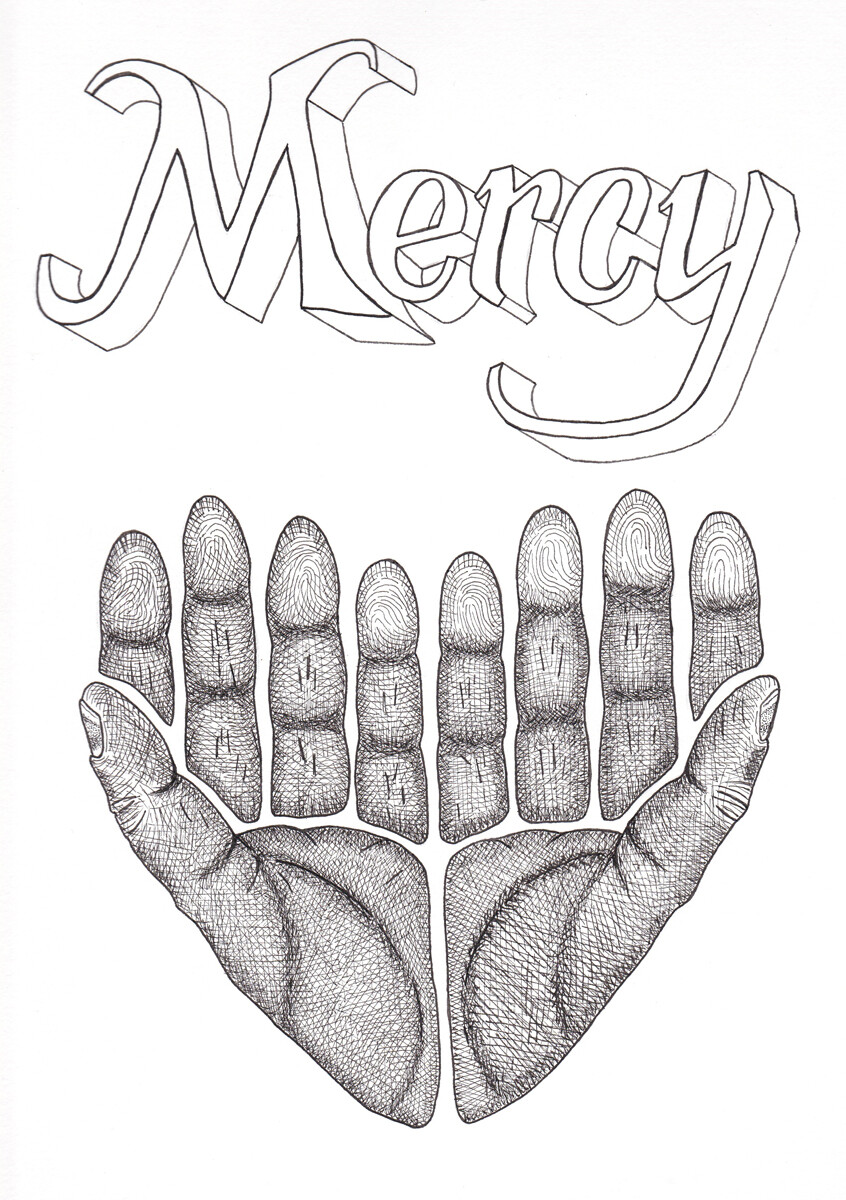 ArtStation - Mercy Pen and Ink