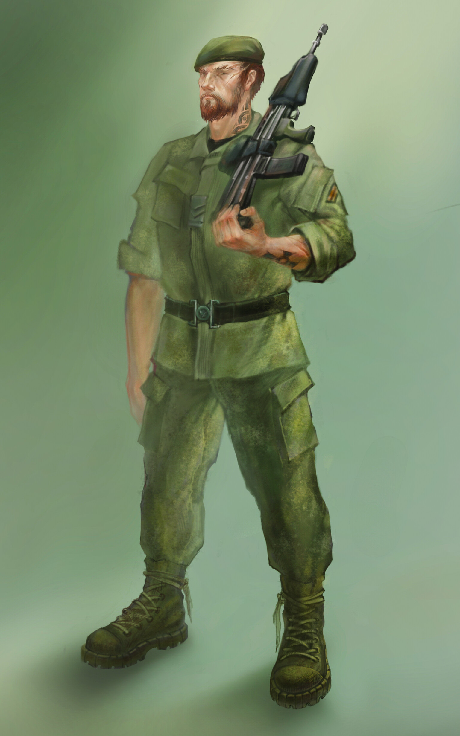 ArtStation - Soldier concept