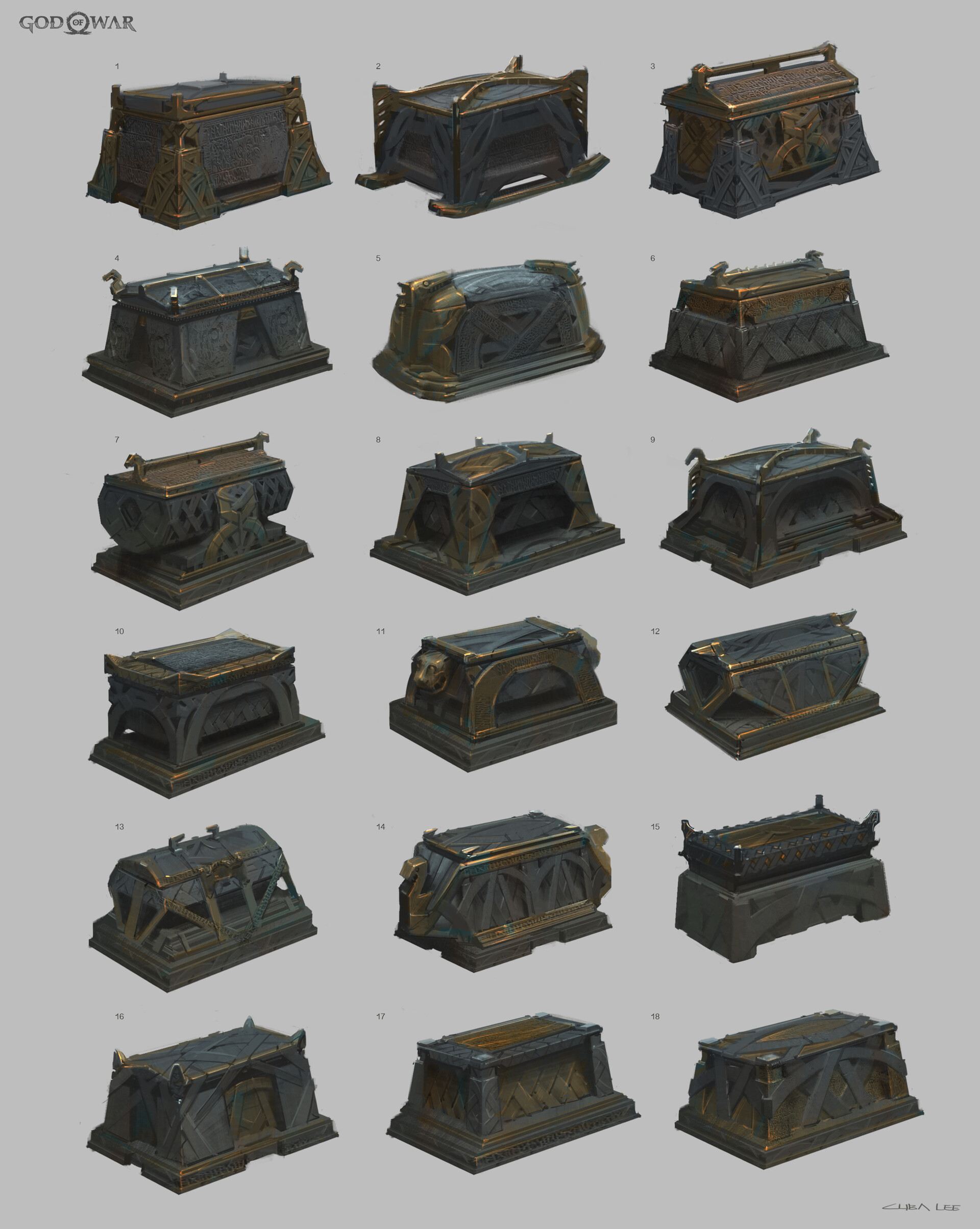 ArtStation - GOW coffin concept