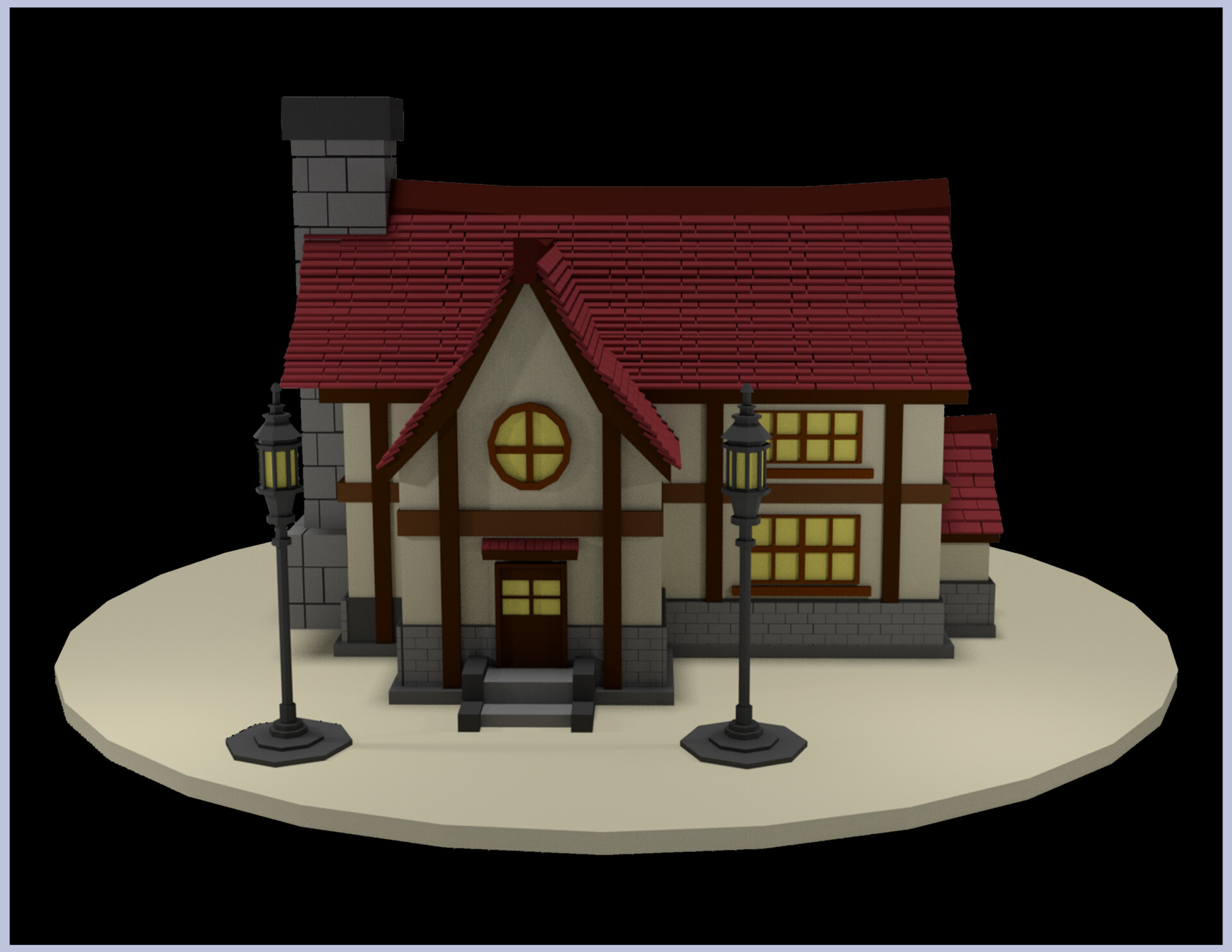 ArtStation - Low Poly House