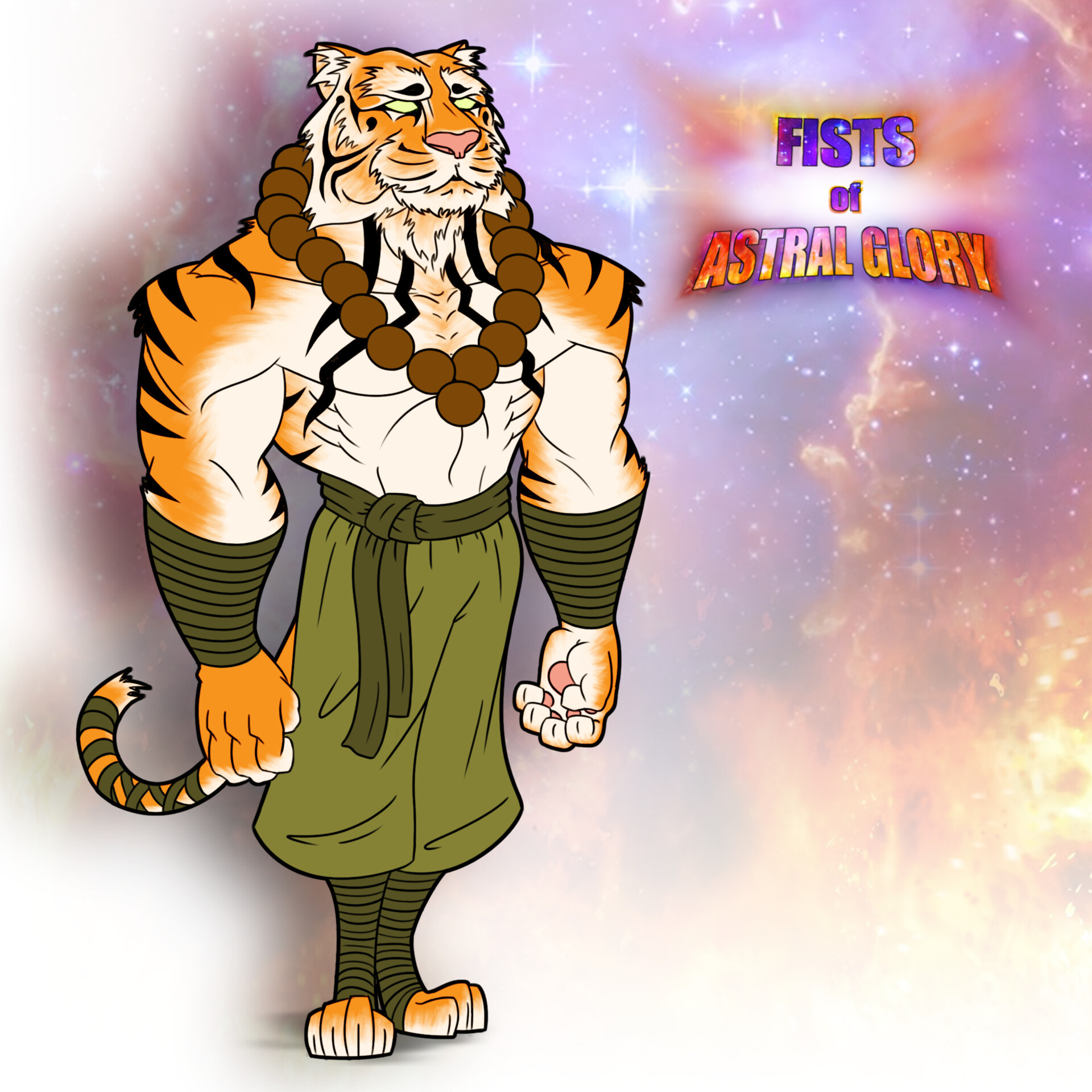 ArtStation - Sensei Tiger, Design for 2D Fighter