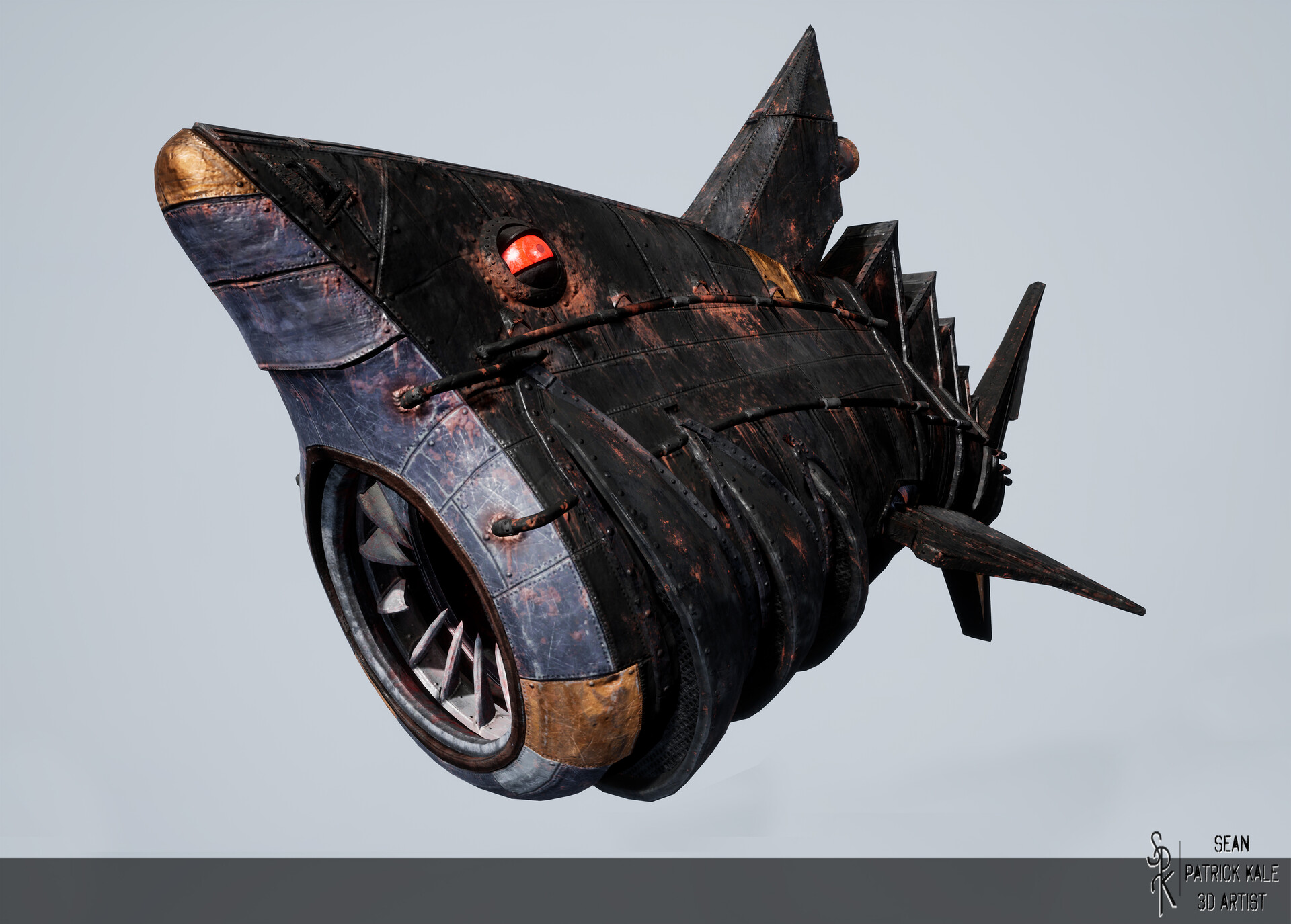 Sean Kale - Fan Art: Robot Shark from James & the Giant Peach