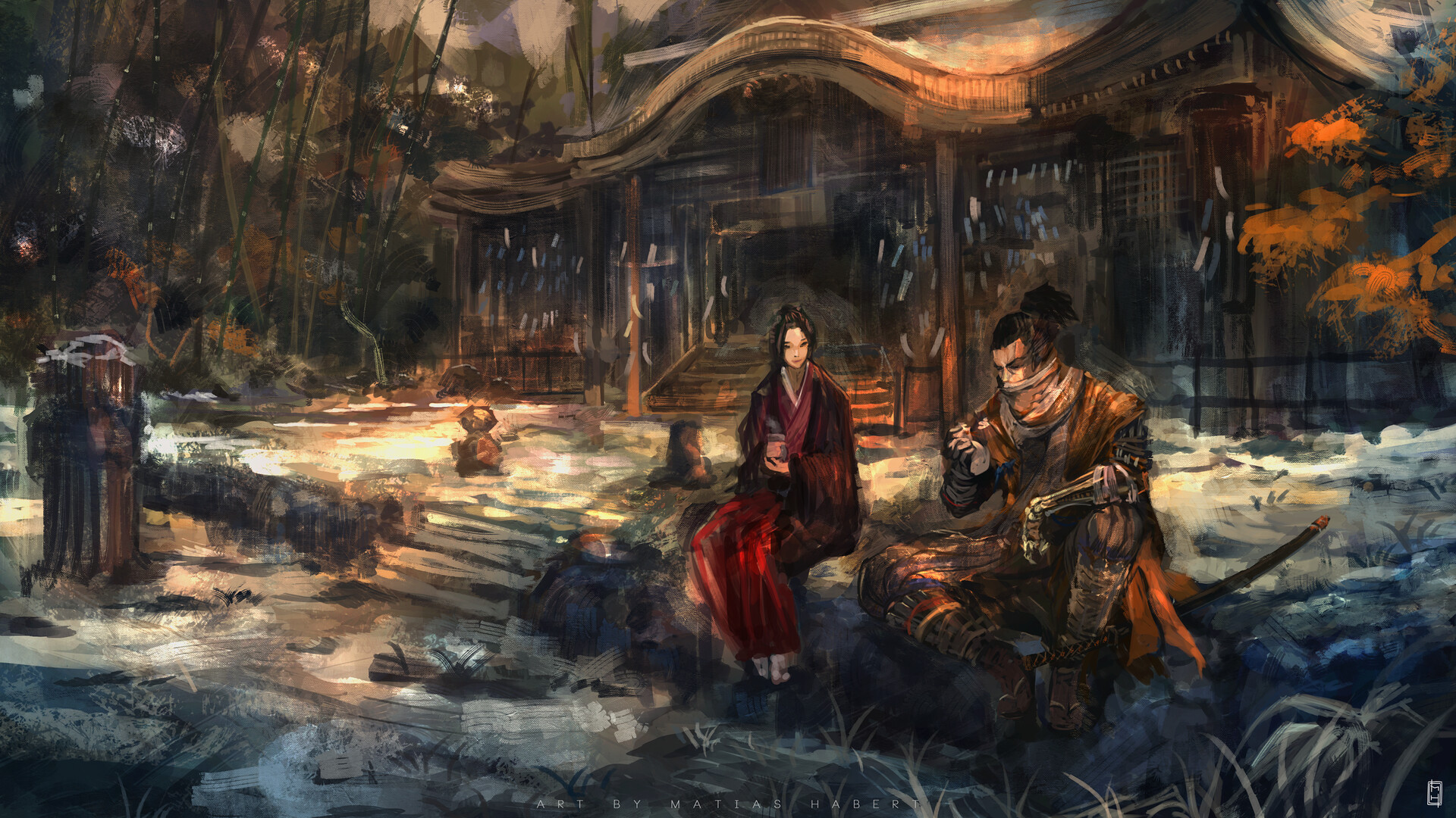 Artstation Sekiro Temple