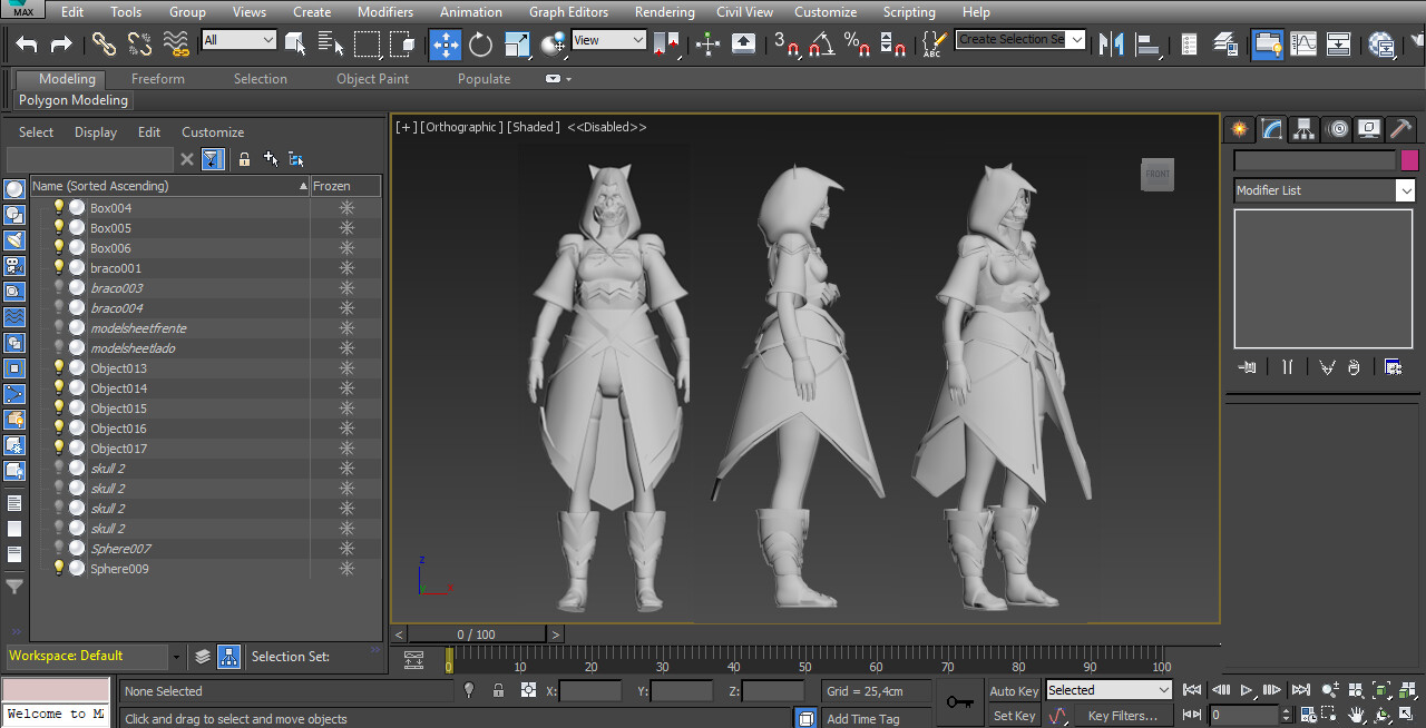 ArtStation - My first 3D Character
